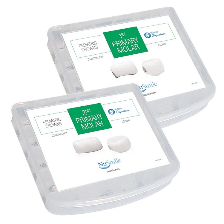 NuSmile Signature Posterior Pediatric Crowns Basic Kit